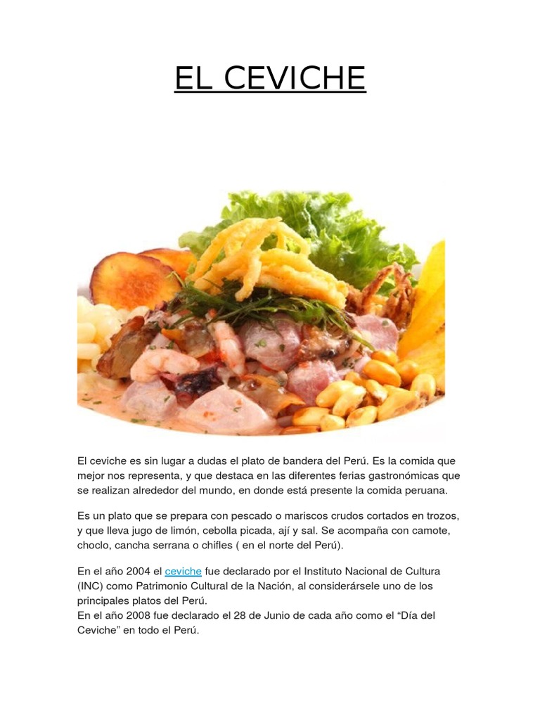 El Ceviche | Cocina | Cocina de las Americas