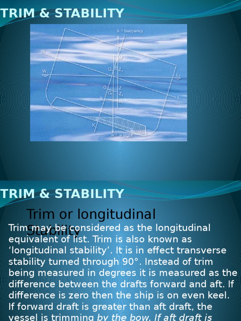 Trim Stability | PDF