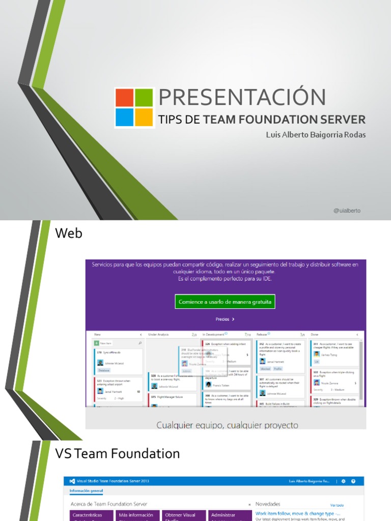 Presentacion Tips Team Foundation Server | PDF