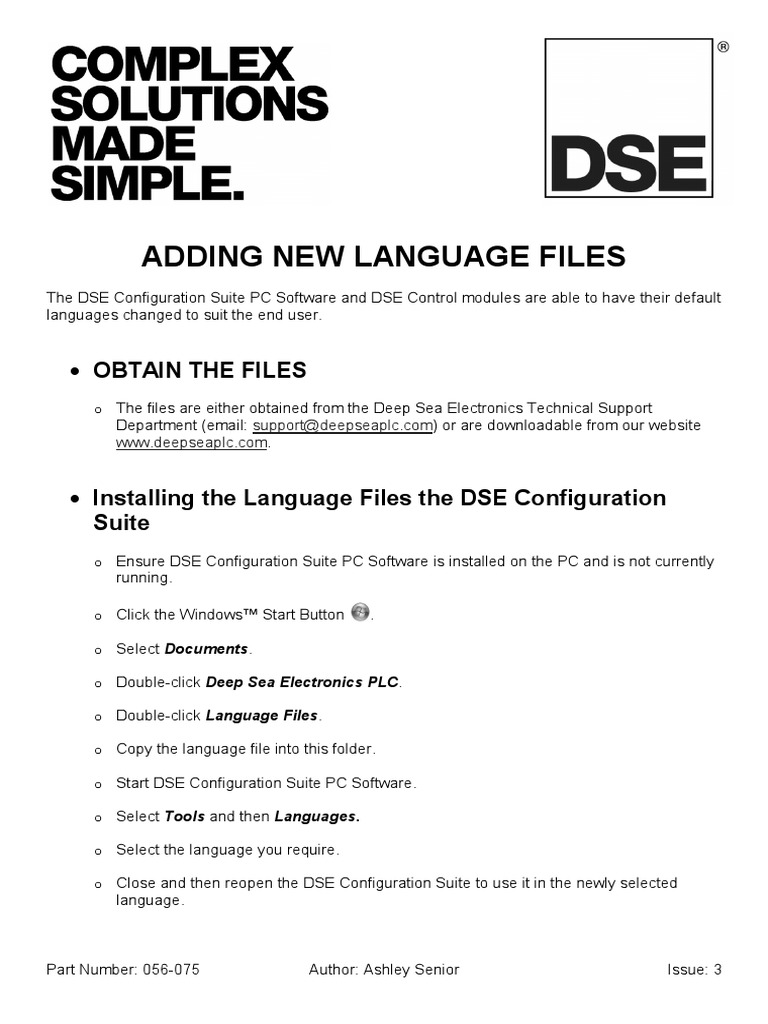 056-075 Adding Language Files | PDF | Computers