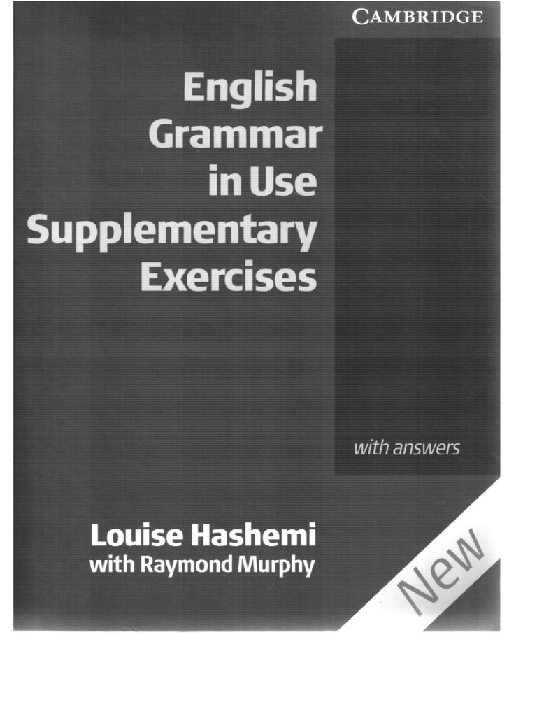 Cambridge - English Grammar in Use (Intermediate) Supplementary ...