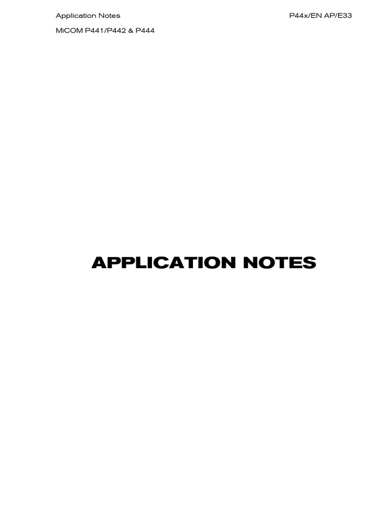 Application Guide P444 PDF | PDF | Relay | Electrical Impedance