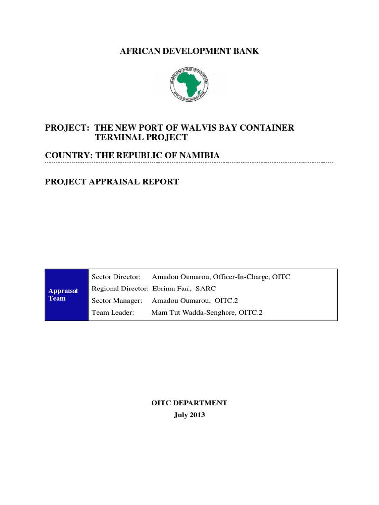Namibia - The New Port of Walvis Bay Container Terminal Project ...