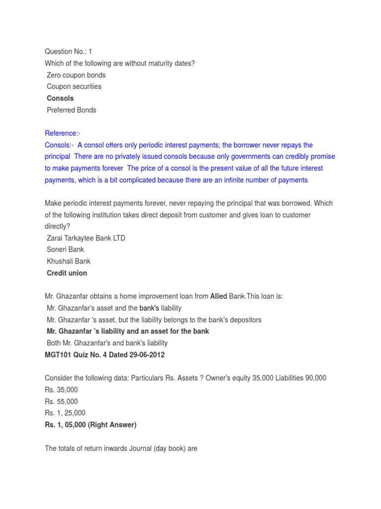 Accounting MCQS | PDF | Debits And Credits | Financial Accounting Accounting MCQS | PDF | Debits And Credits | Financial Accounting