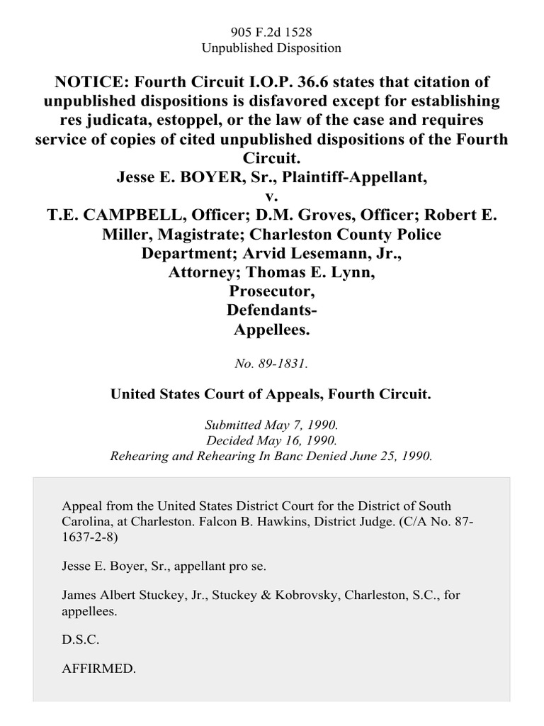 United States Court of Appeals, Fourth Circuit | PDF