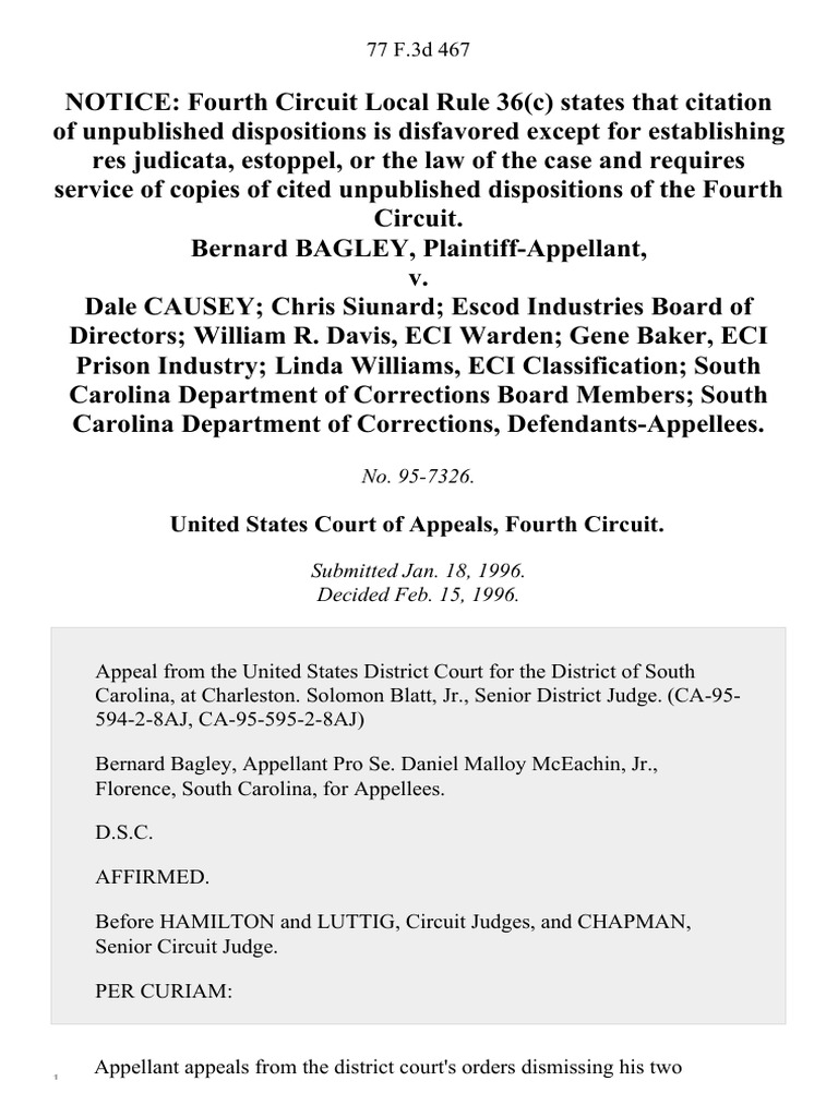 United States Court of Appeals, Fourth Circuit | PDF