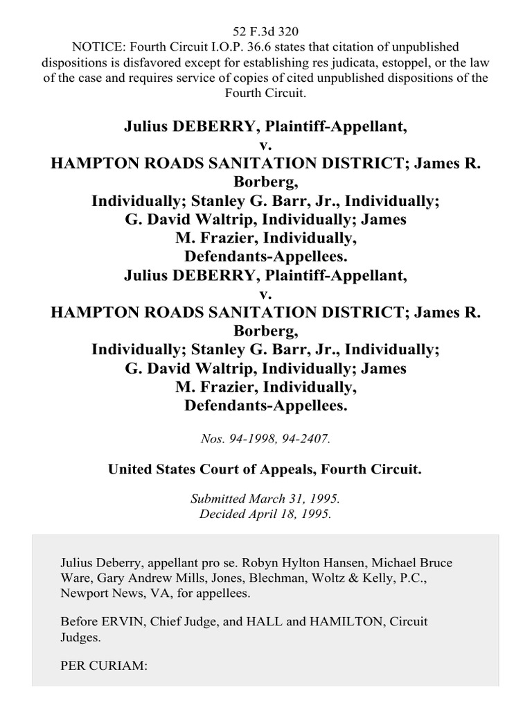 United States Court of Appeals, Fourth Circuit | PDF