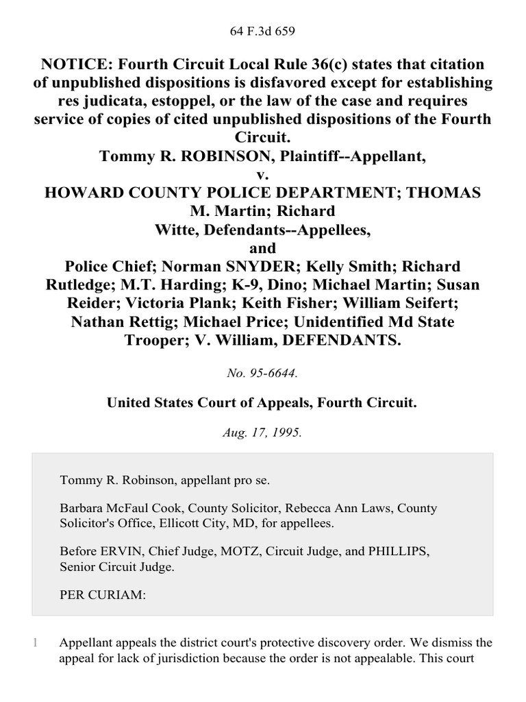 United States Court of Appeals, Fourth Circuit | PDF