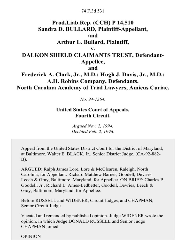 United States Court of Appeals, Fourth Circuit | PDF | Summary Judgment ...