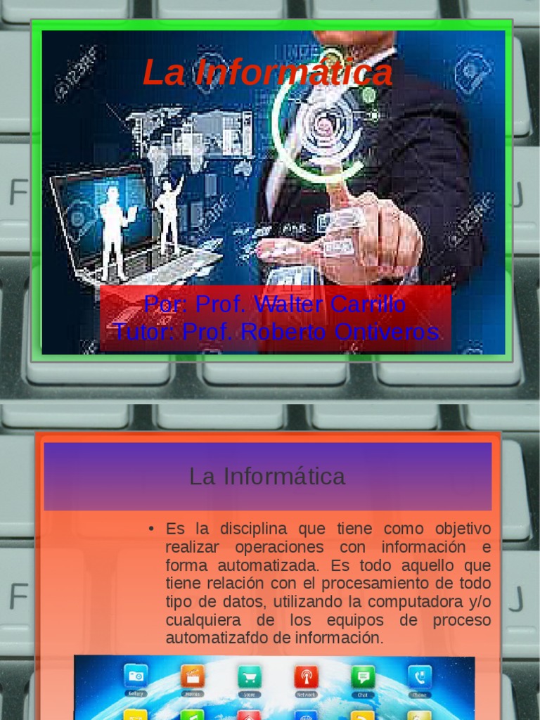 D.I.INFORMATICA. Prof. Walter PDF | PDF | Informática
