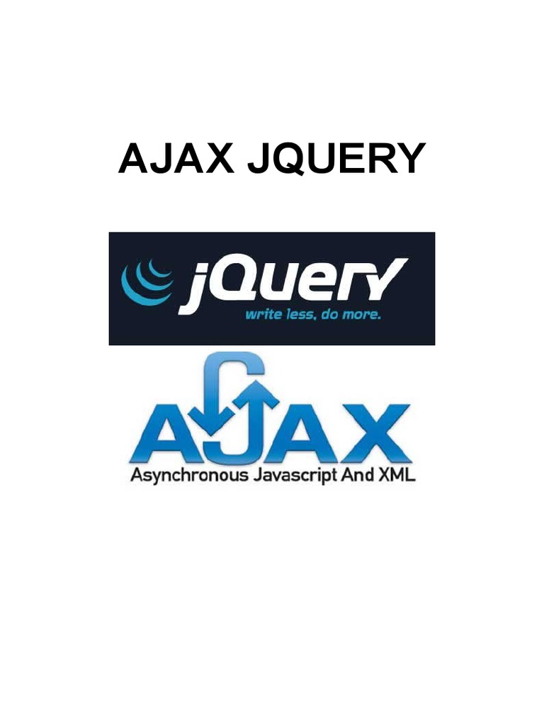 Ajax Jquery | PDF | Servidor web | Internet y web