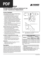 Tny253/254/255 Tinyswitch Family: Energy Efficient, Low Power Off-Line ...