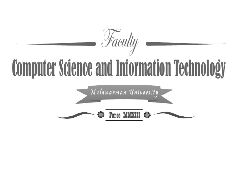 Faculty: Computer Science and Information Technology | PDF