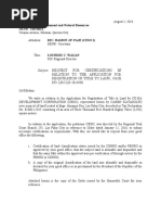 Request Letter (Denr) | PDF | Home & Garden