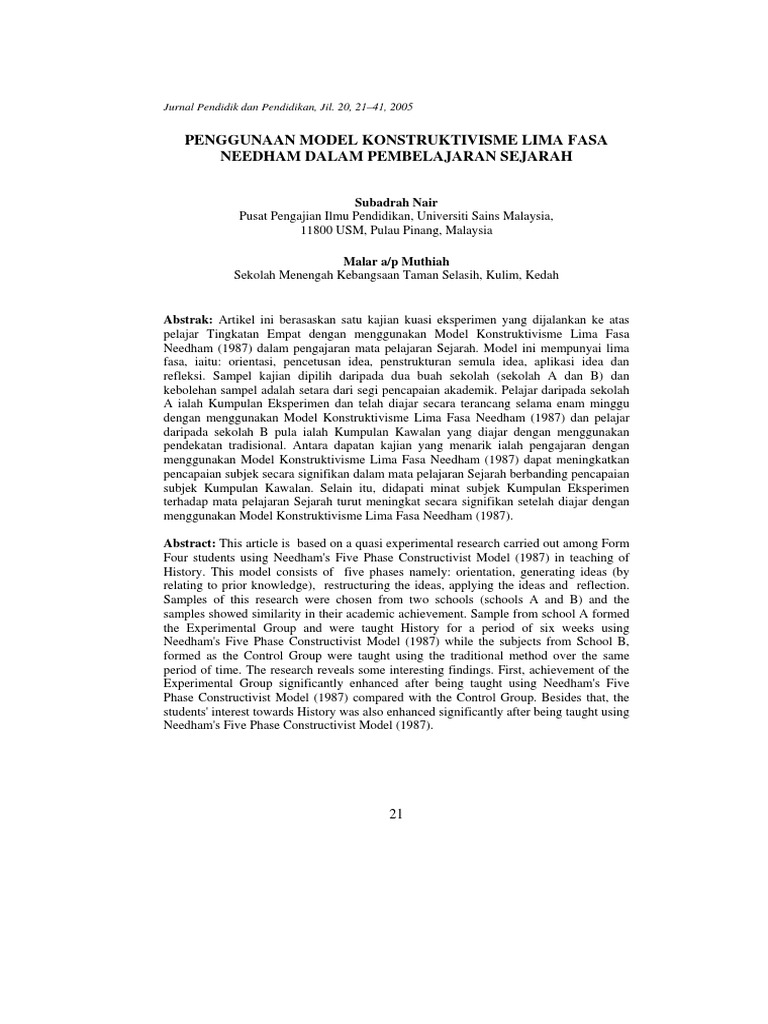 Contoh Penulisan Tesis PDF | PDF