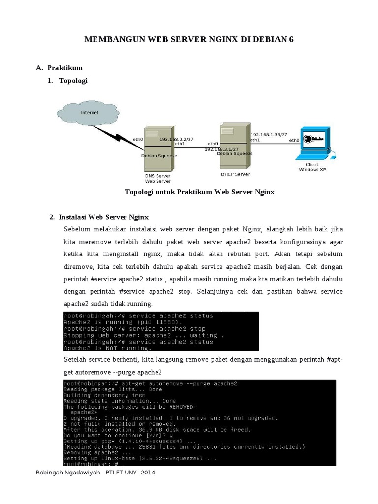 Membangun Web Server Menggunakan NGINX | PDF Membangun Web Server Menggunakan NGINX | PDF