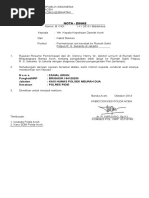 Contoh Format Renbut | PDF
