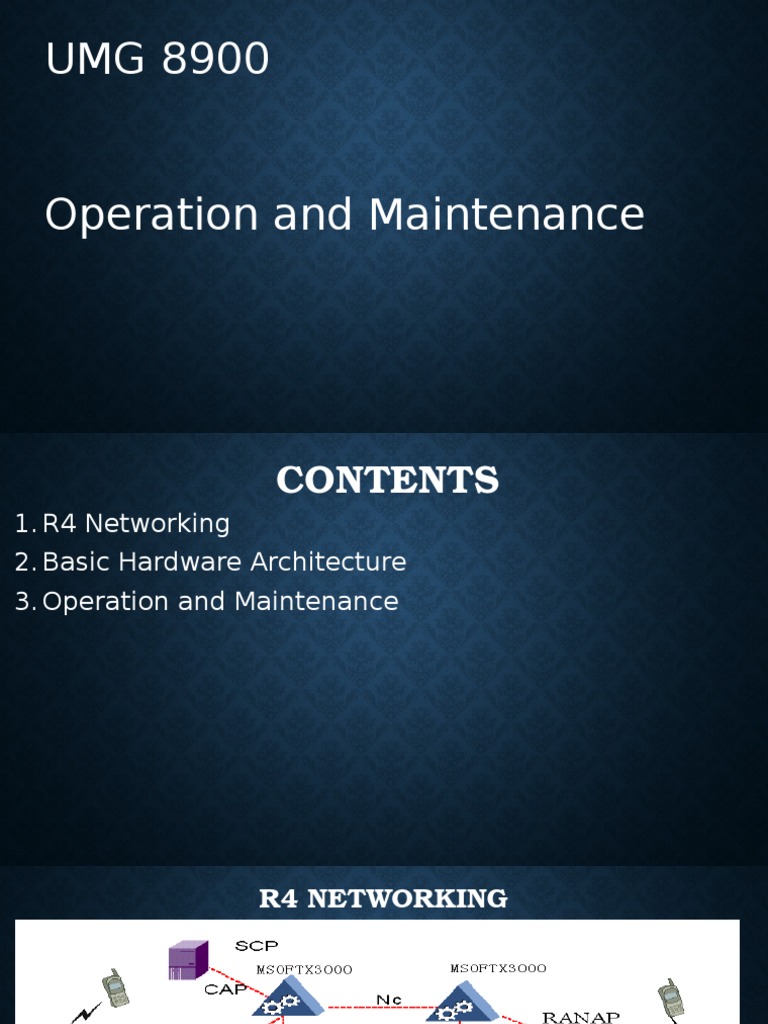 UMG8900 Maintenance | PDF | Transmission Control Protocol | Internet ...