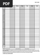 Middle School Block Schedule Samples | PDF