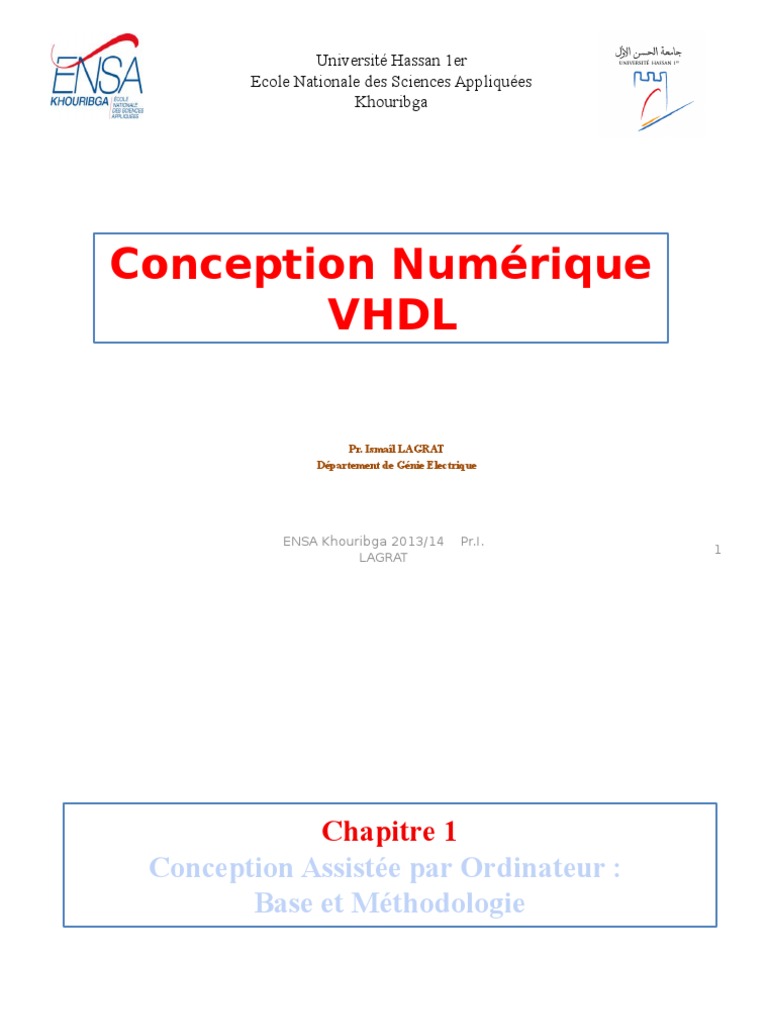 Cours Vhdl14 | PDF | VHDL | Circuit logique programmable