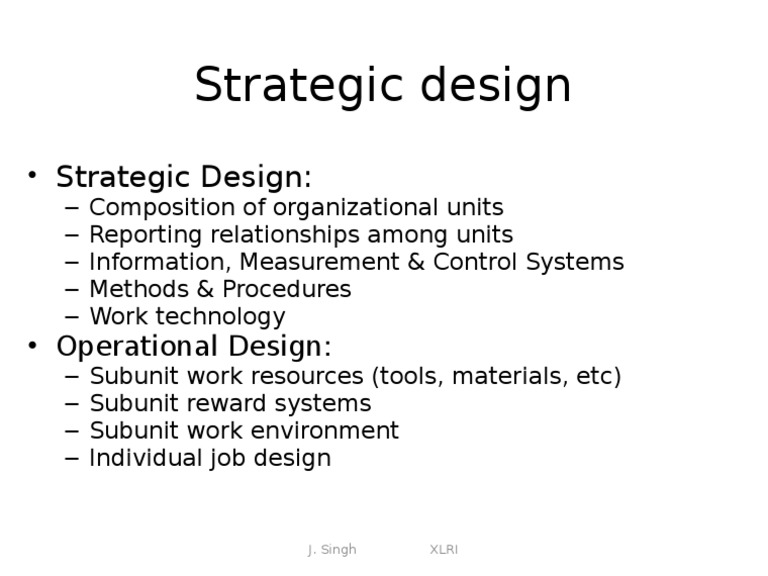 Strategic Design | PDF