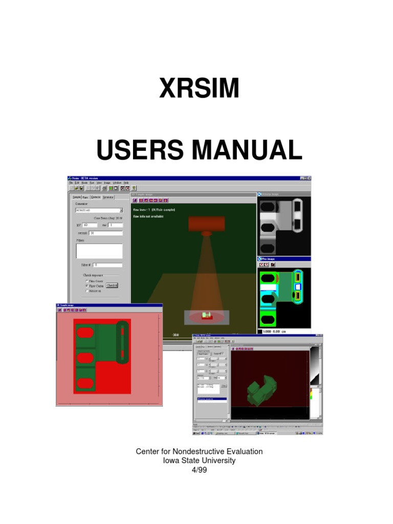 XRSIM User Maual | PDF | Alloy | Radiography