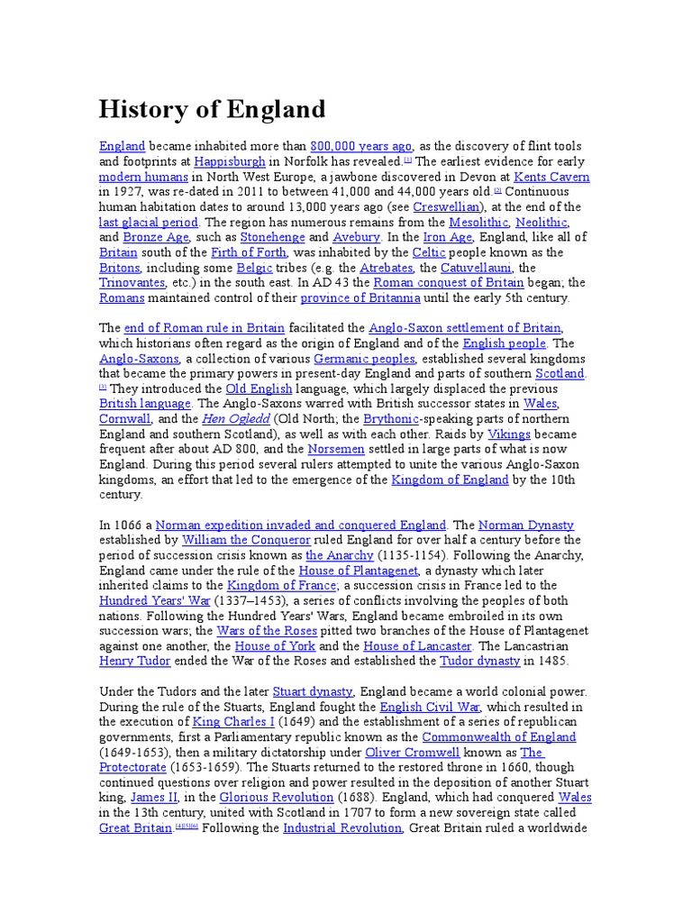History of England | PDF | Wessex | Danelaw