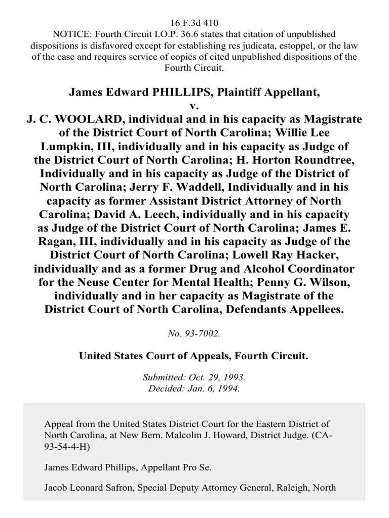 United States Court of Appeals, Fourth Circuit | PDF