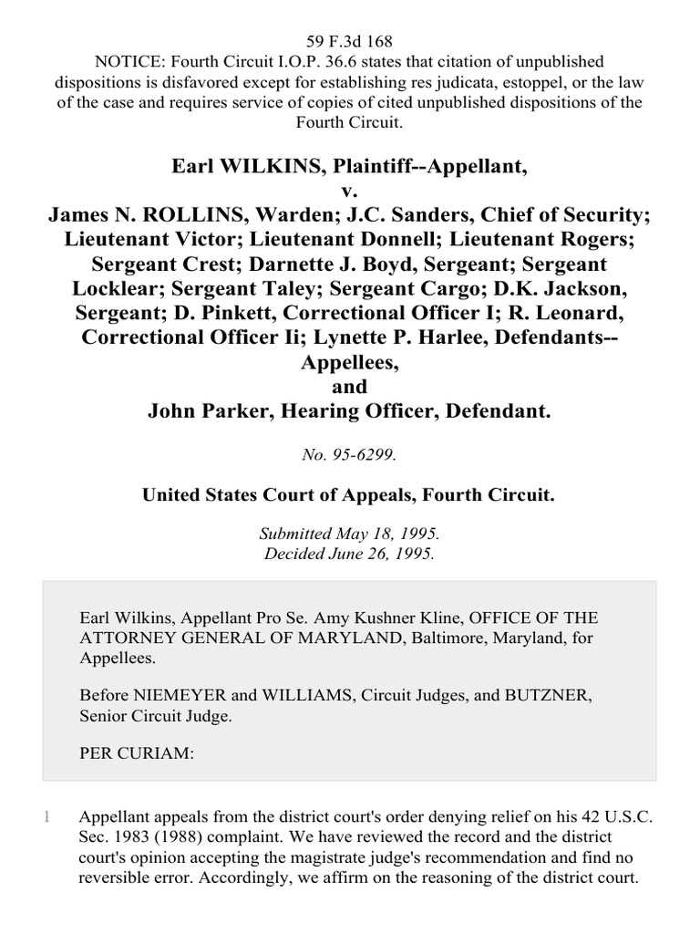 United States Court of Appeals, Fourth Circuit | PDF