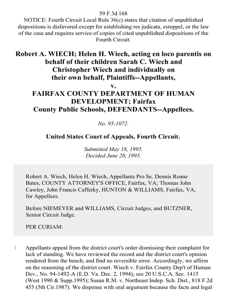 United States Court of Appeals, Fourth Circuit | PDF