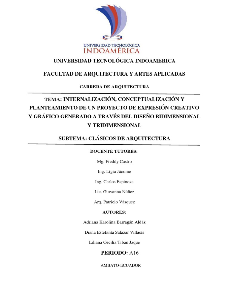 Proyecto Integrador Final | PDF | Perspectiva (Gráfica) | Palabra