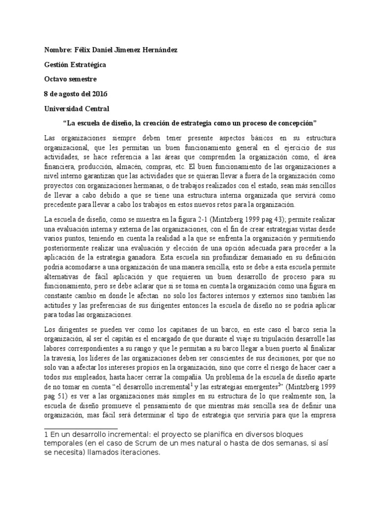 Relatoria Ejemplo | PDF | Toma de decisiones | Diseño