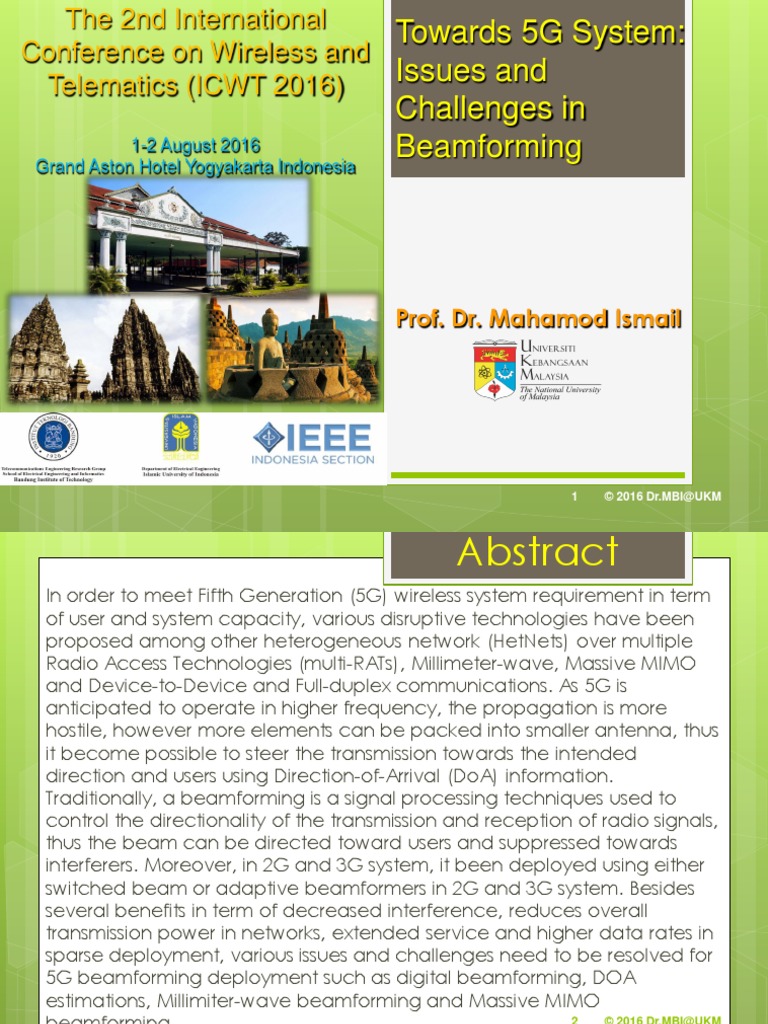 5G Beamforming | PDF | Mimo | Cellular Network