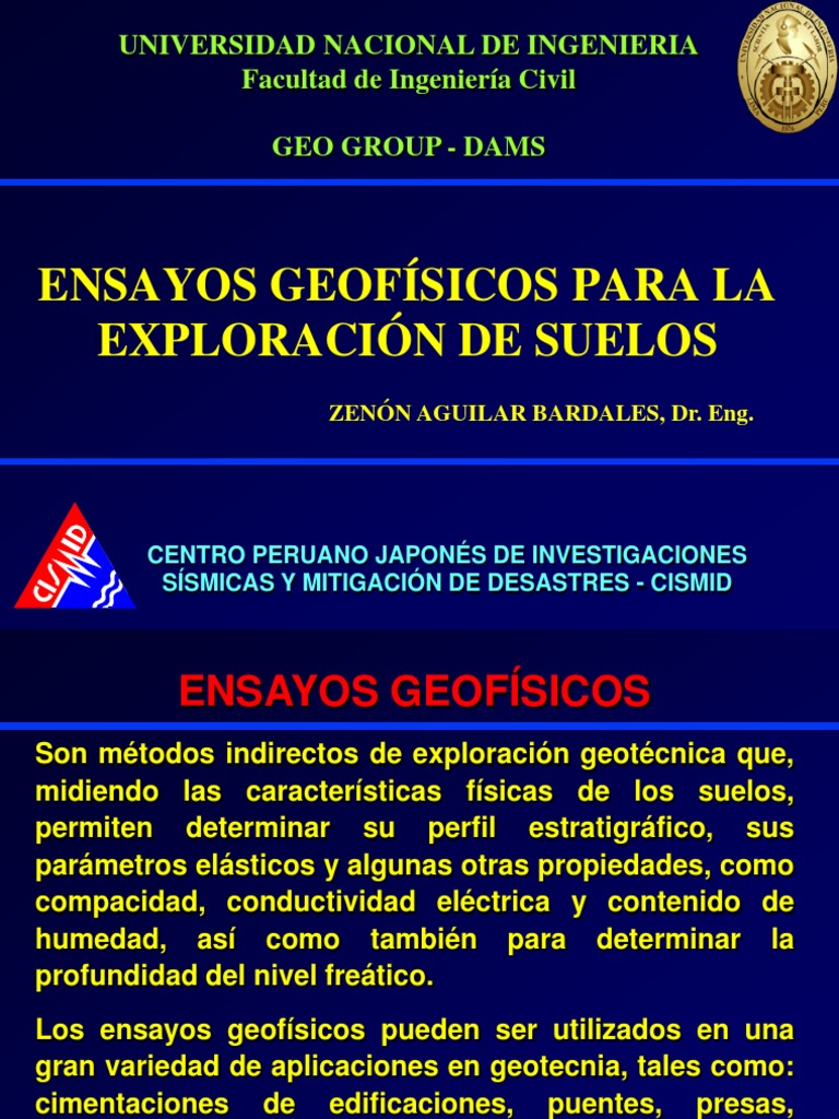ENSAYOS - GEOFISICOS - PARA - LA - EXPLORACION - D y ASTM-D5777 PDF ...