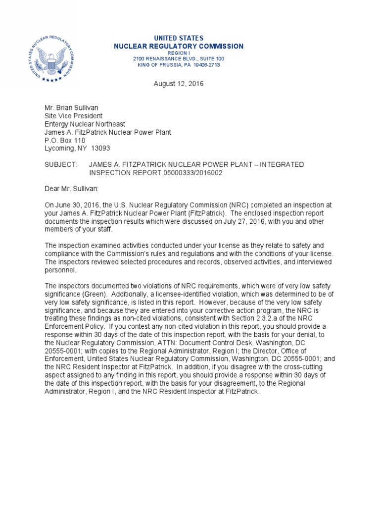 NRC Report | Radioactive Contamination | Nuclear Regulatory Commission