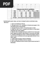 CPT Excel Practice Questions | PDF | Worksheet | Arial