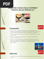 Análisis FODA de Coca-Cola | PDF
