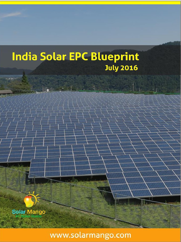 India Solar EPC Blueprint - Preview PDF | Download Free PDF ...
