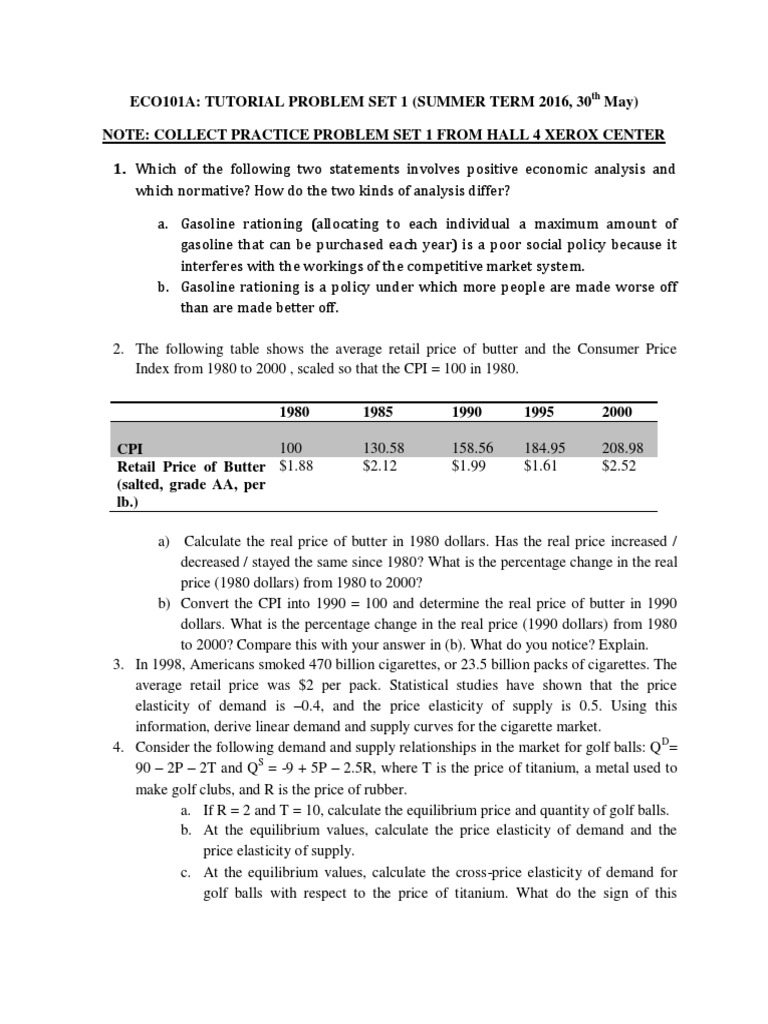 Economics Tutorials | PDF | Monopoly | Demand