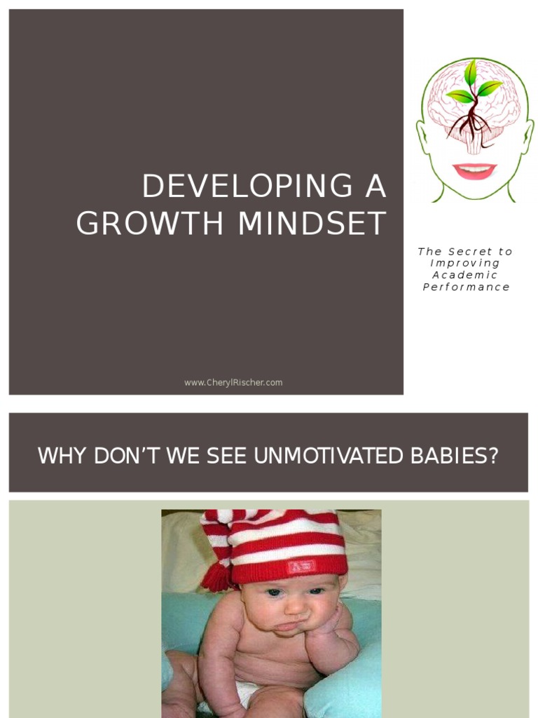 Developing A Growth Mindset The Secret To Improving Academic