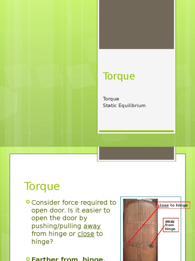 Torque | PDF | Torque | Lever