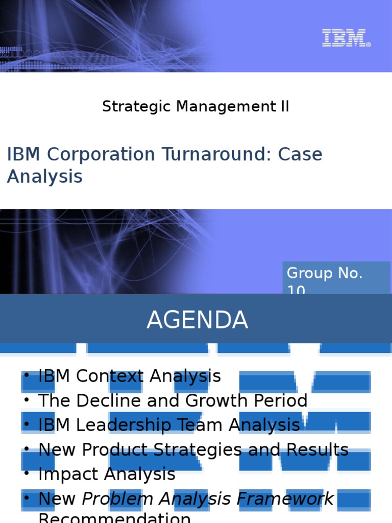 IBM Turnaround Under Lou Gerstner | PDF | Ibm | Strategic Management