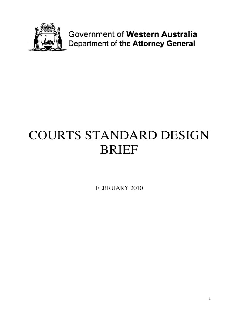 Courts Design Brief | PDF | Plea | Judiciaries
