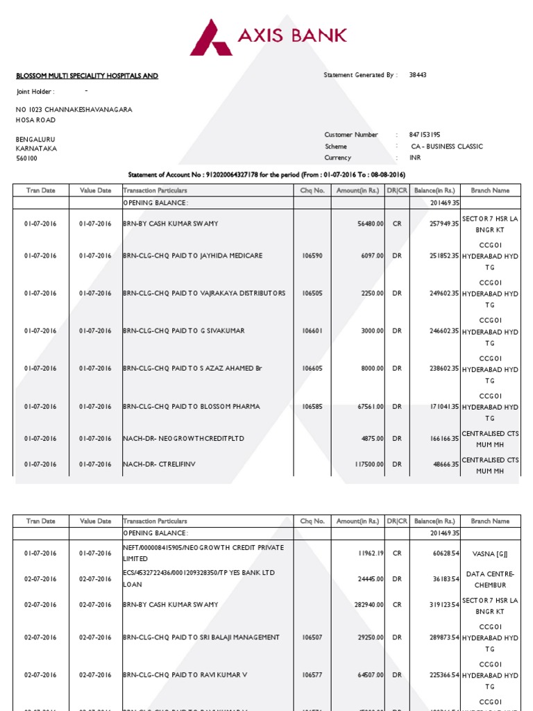 Axis July-16 PDF | PDF | Economy Of India | Financial Services