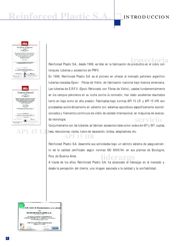 Catalogo y Datos Tecnicos-Erfv | PDF | Ciencias fisicas | Química