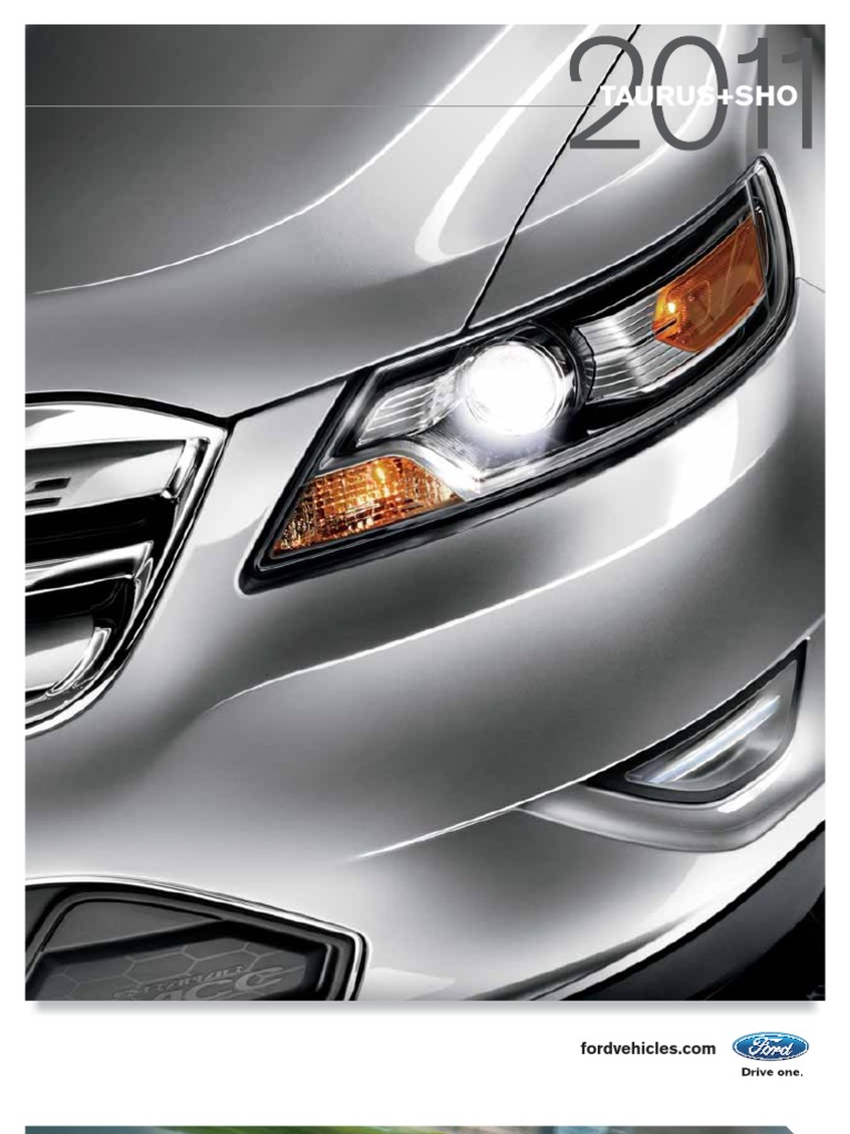 2011 FORD TAURUS Brochure | PDF | Ford Taurus | Motor Vehicle