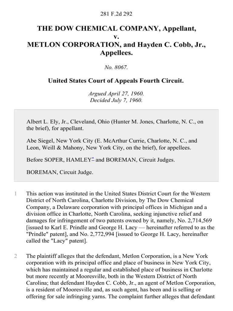 Patent Venue Dispute Analysis | PDF | Declaratory Judgment | Venue (Law)