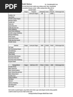 Checklist-Perawatan-Mobil | PDF