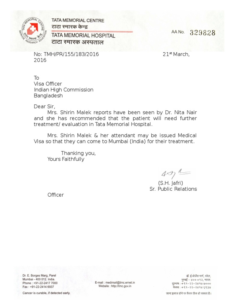 Sample Apointment Letter - TATA | PDF