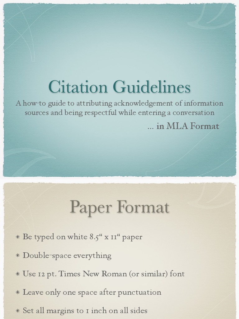 MLA Citation Guide & Formatting | PDF